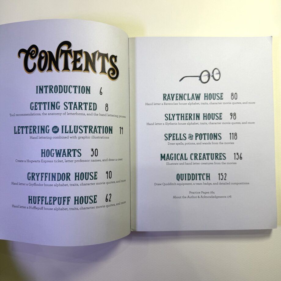 Hand Lettering from the Films of Harry Potter – Перо Маркет
